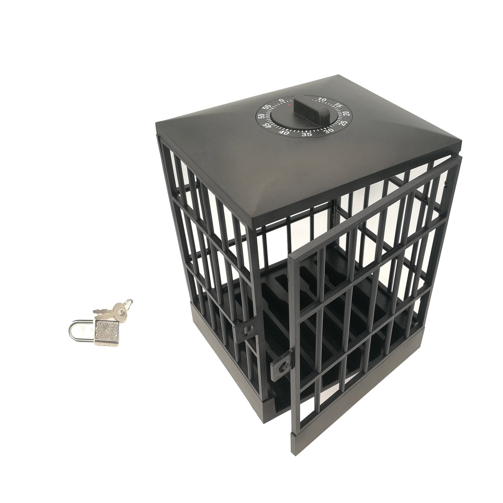 Timers Lock Box for Cell Phones Secure Storage Device with Keyed Lock ...