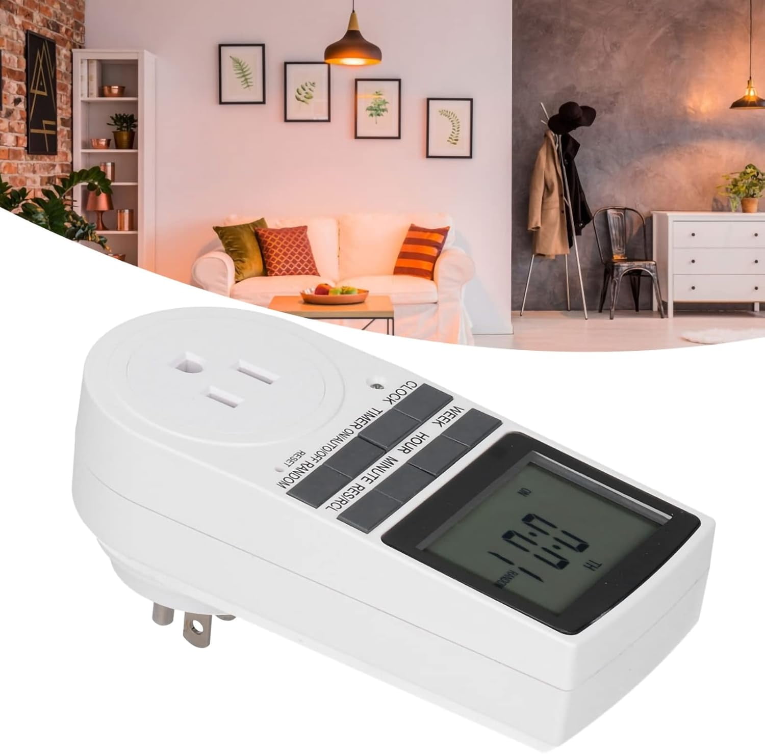 Timers Plug, Digital Programmable Outlet Timer Multifunctional, Smart ...