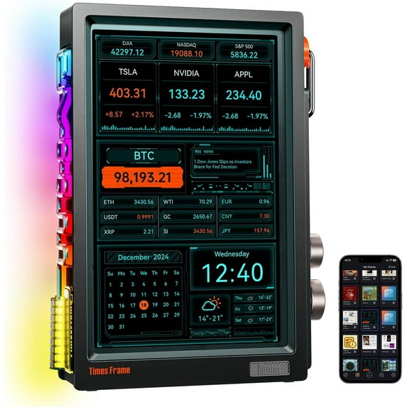 Times Frame – Floating WiFi Digital Picture Frame, Share Photo&Video ...