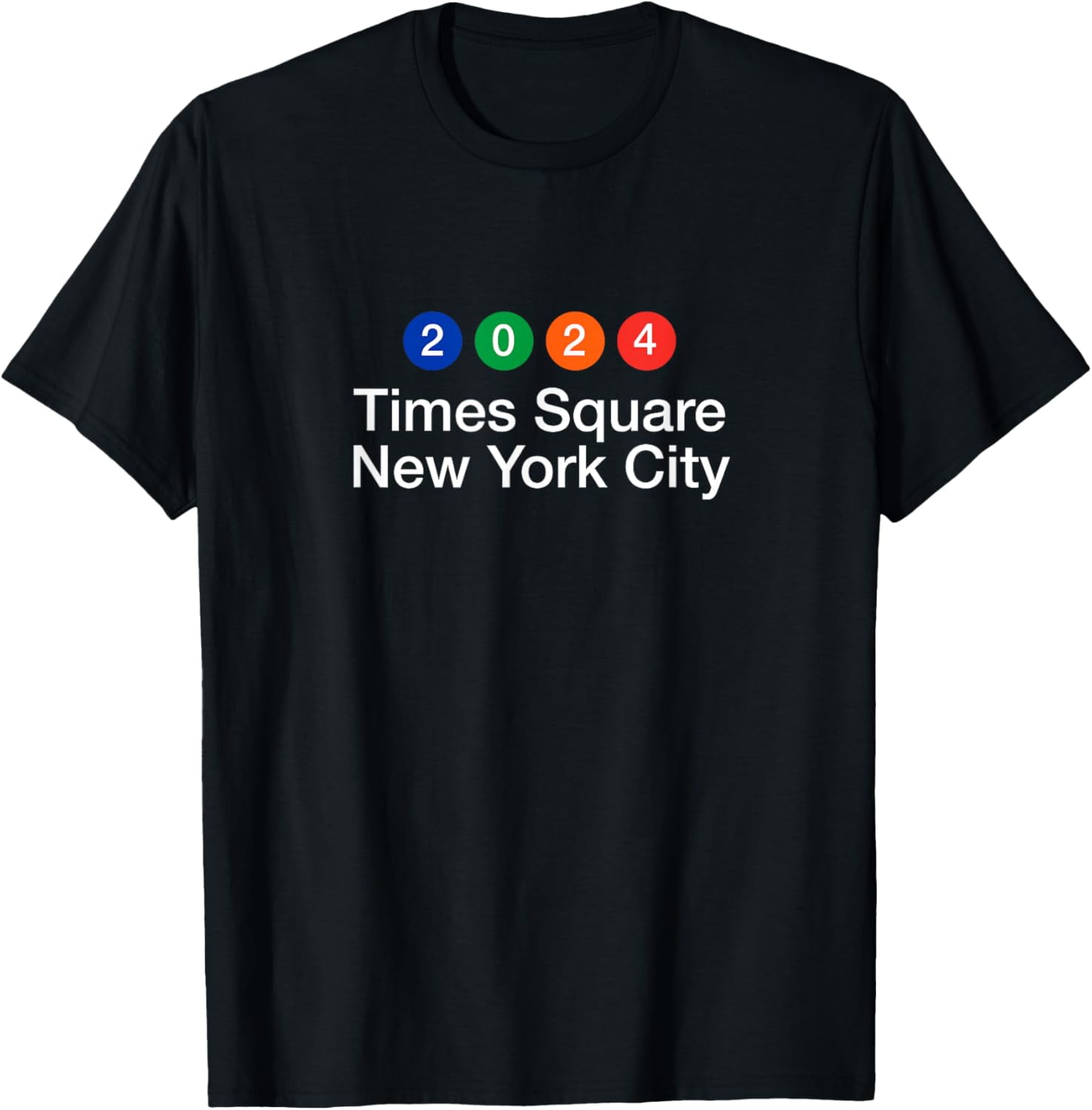 Times Square 2024 New York City Subway New Year's Eve T-Shirtmen and ...