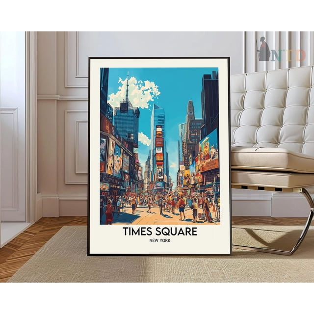 Times Square Print, Times Square Wall Art, Times Square Poster, Times ...