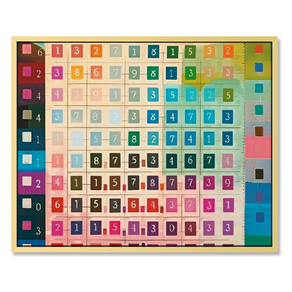 Times Table Poster - Multiplication Print - Learning Materials Art ...