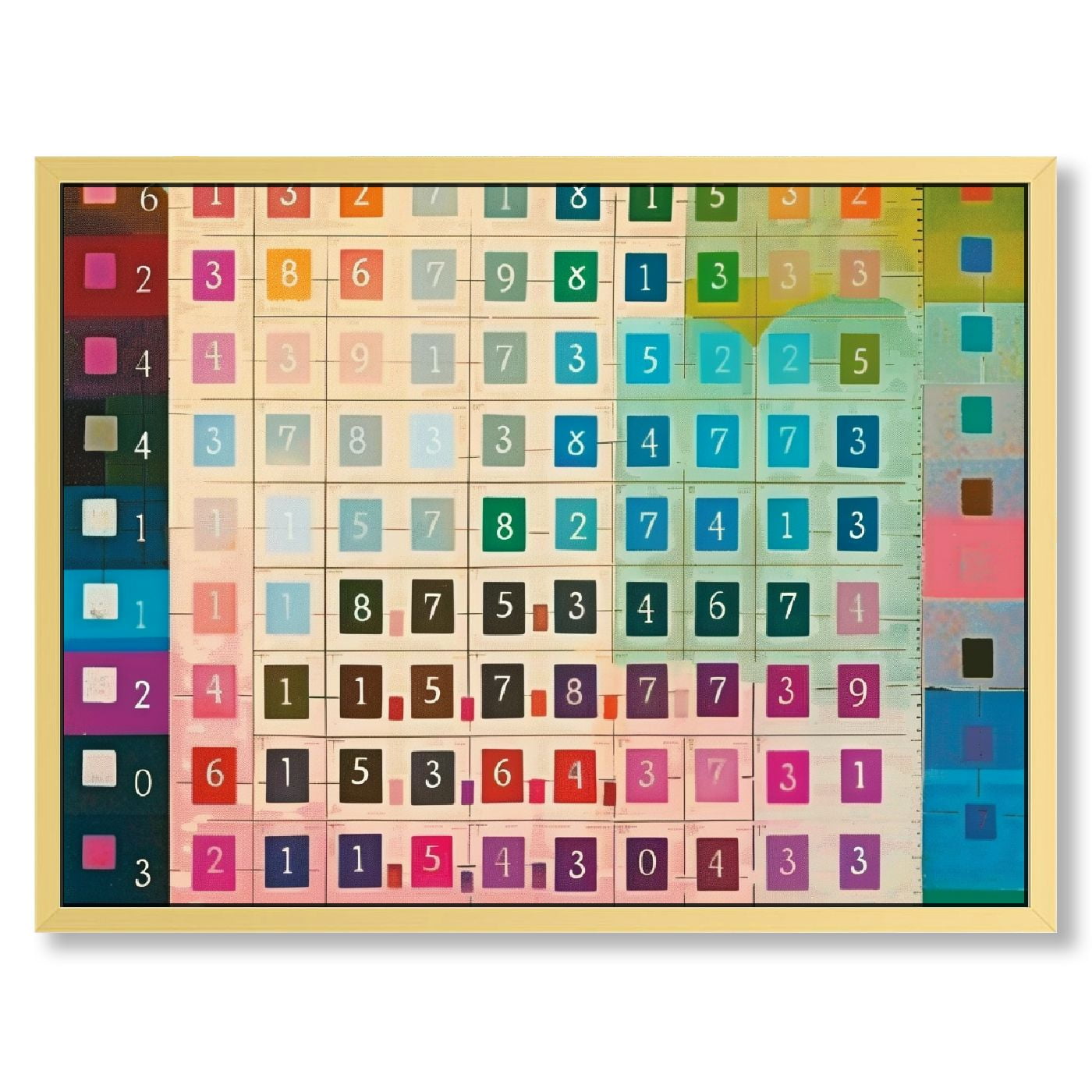 Times Table Poster - Multiplication Print - Learning Materials Art ...