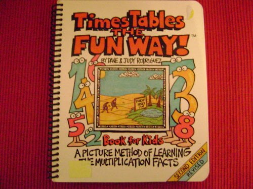 Pre-Owned Times Tables the Fun Way: Book for Kids : A Picture Method of ...