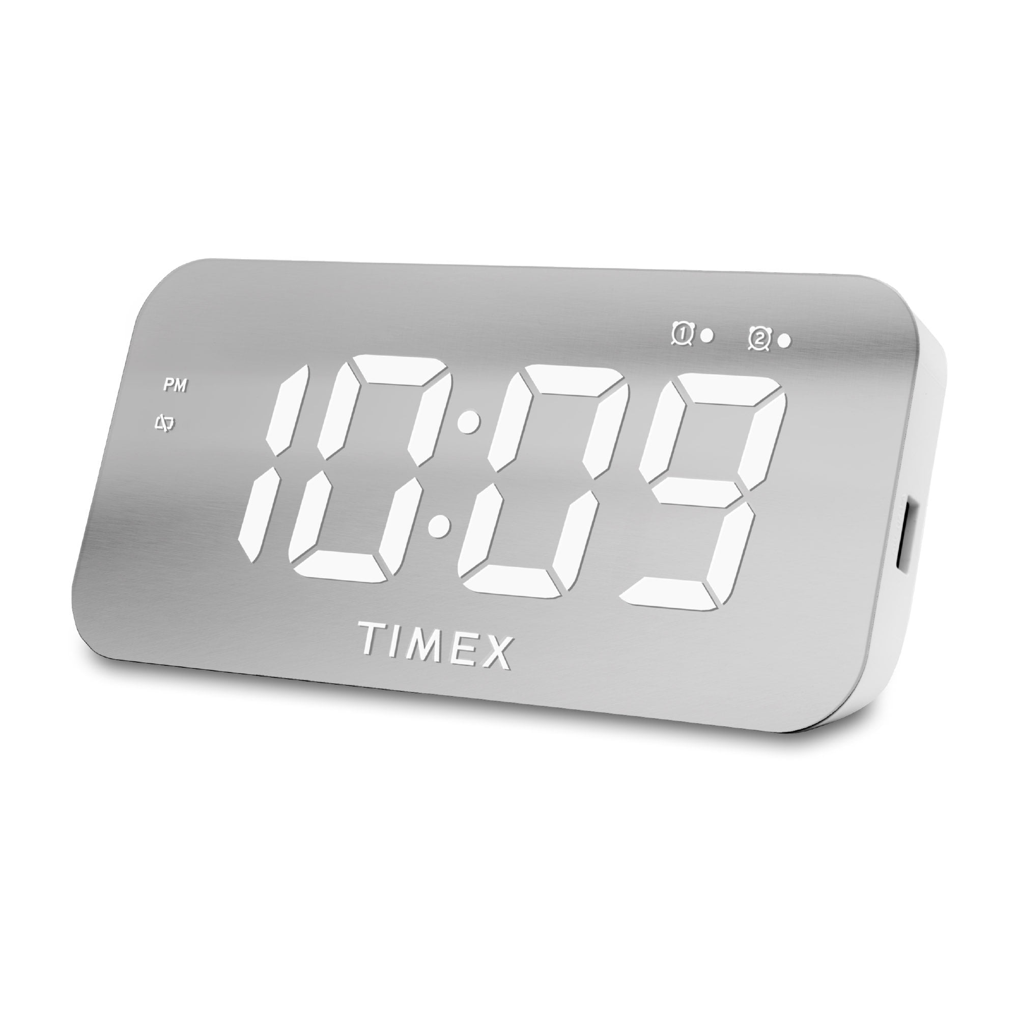Timex Alarm Clock with USB Charger (5W) and Large Display (T1320W ...