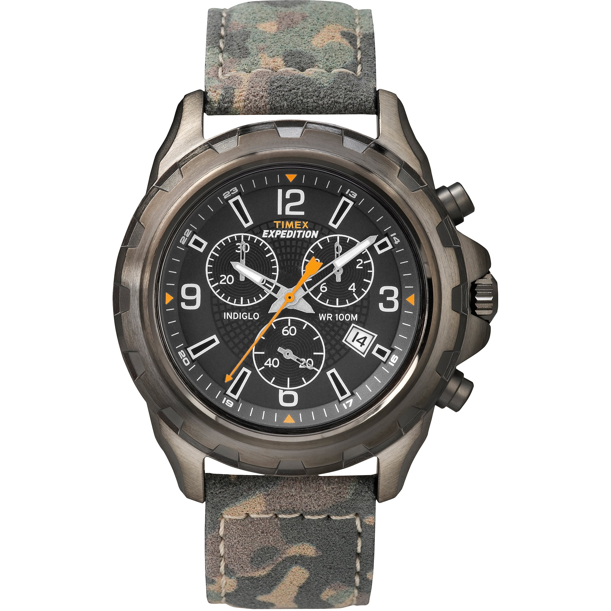 Timex Expedition Chronograph Leather Mens Watch T49987 - Walmart.com