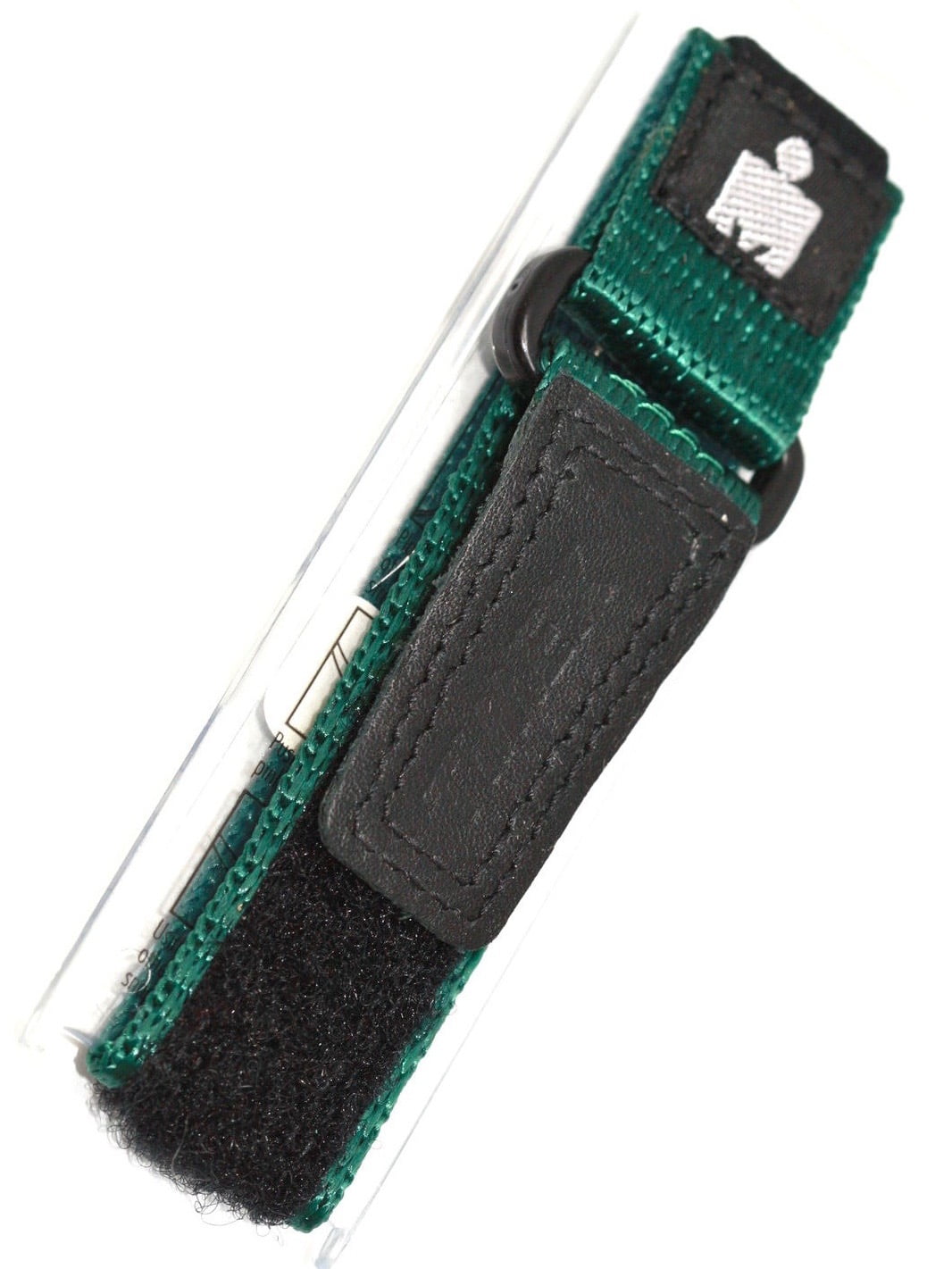 Timex Watch Band, Hook and Loop Nylon, Black and Green, 12-16mm ...