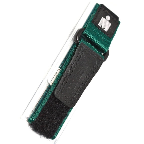 Timex Watch Band, Hook and Loop Nylon, Black and Green, 12-16mm ...