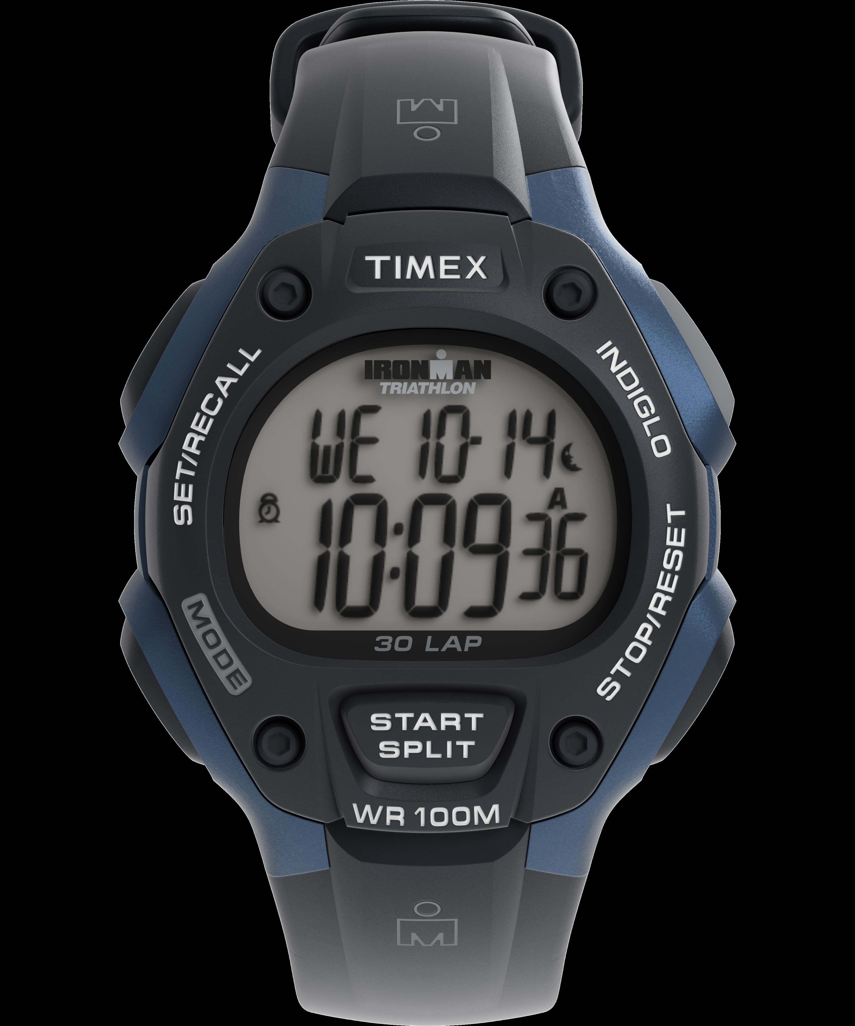 Timex Male 3.02" Plastic 30-Lap Watch, Blue, (T5H591WX) - Walmart.com