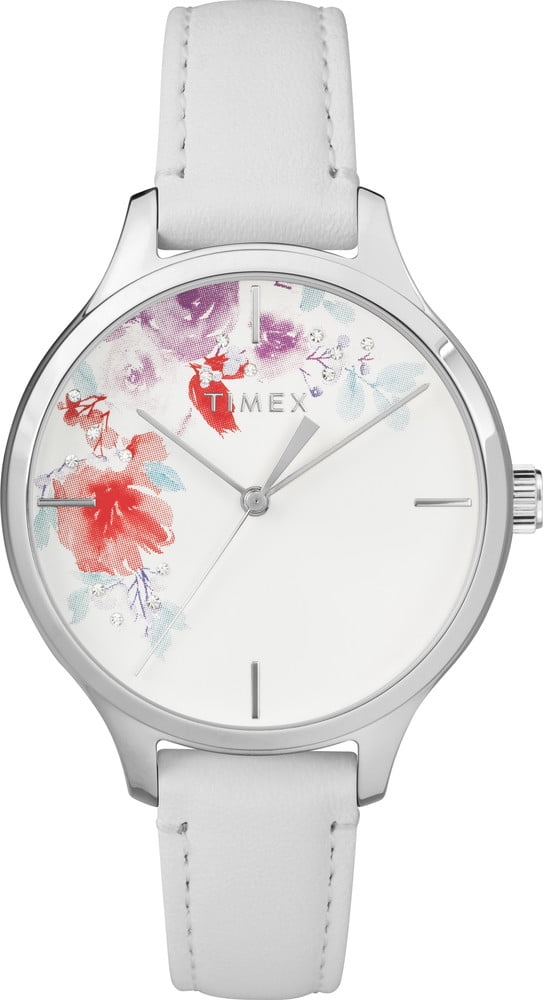 Timex Market Ladies TW2R66800 White Watch - Walmart.com