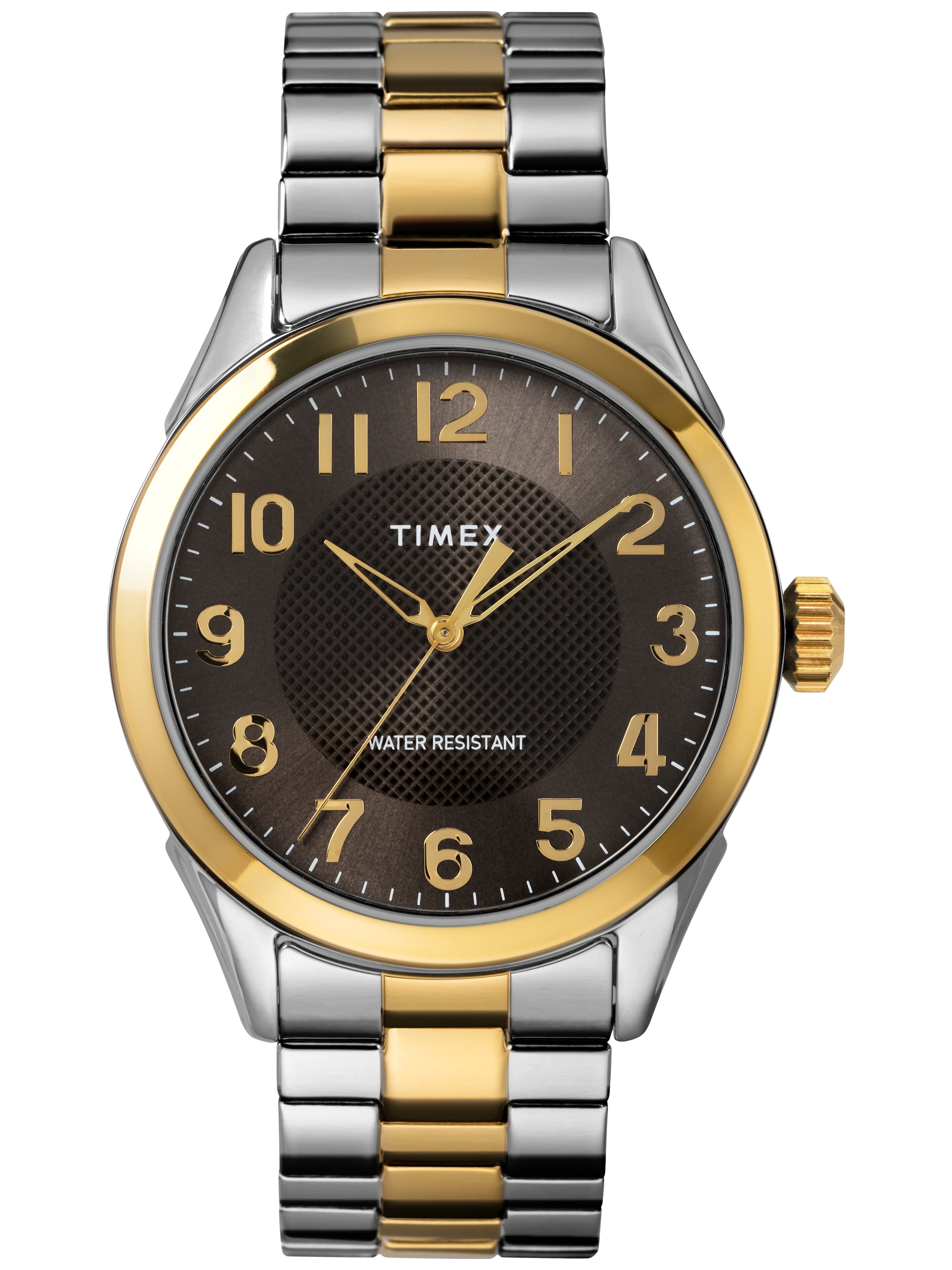 Timex Men's Briarwood 40mm Two-Tone/Black Stainless Steel Expansion ...