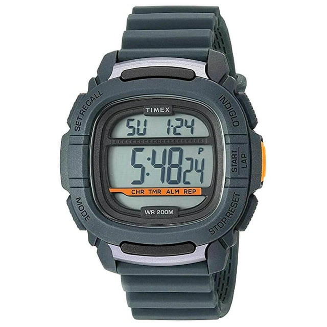 Timex Men's Command 47mm Grey Digital Alarm Sport Watch TW5M26700 ...
