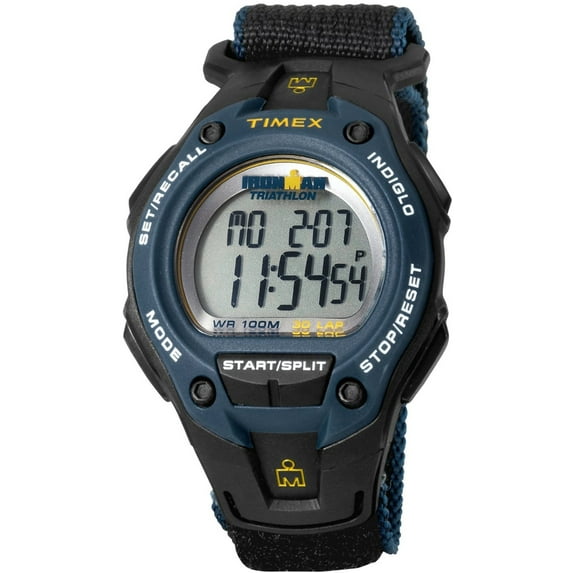 Timex Men's Digital Watch with LCD Dial Digital Display and Black ...
