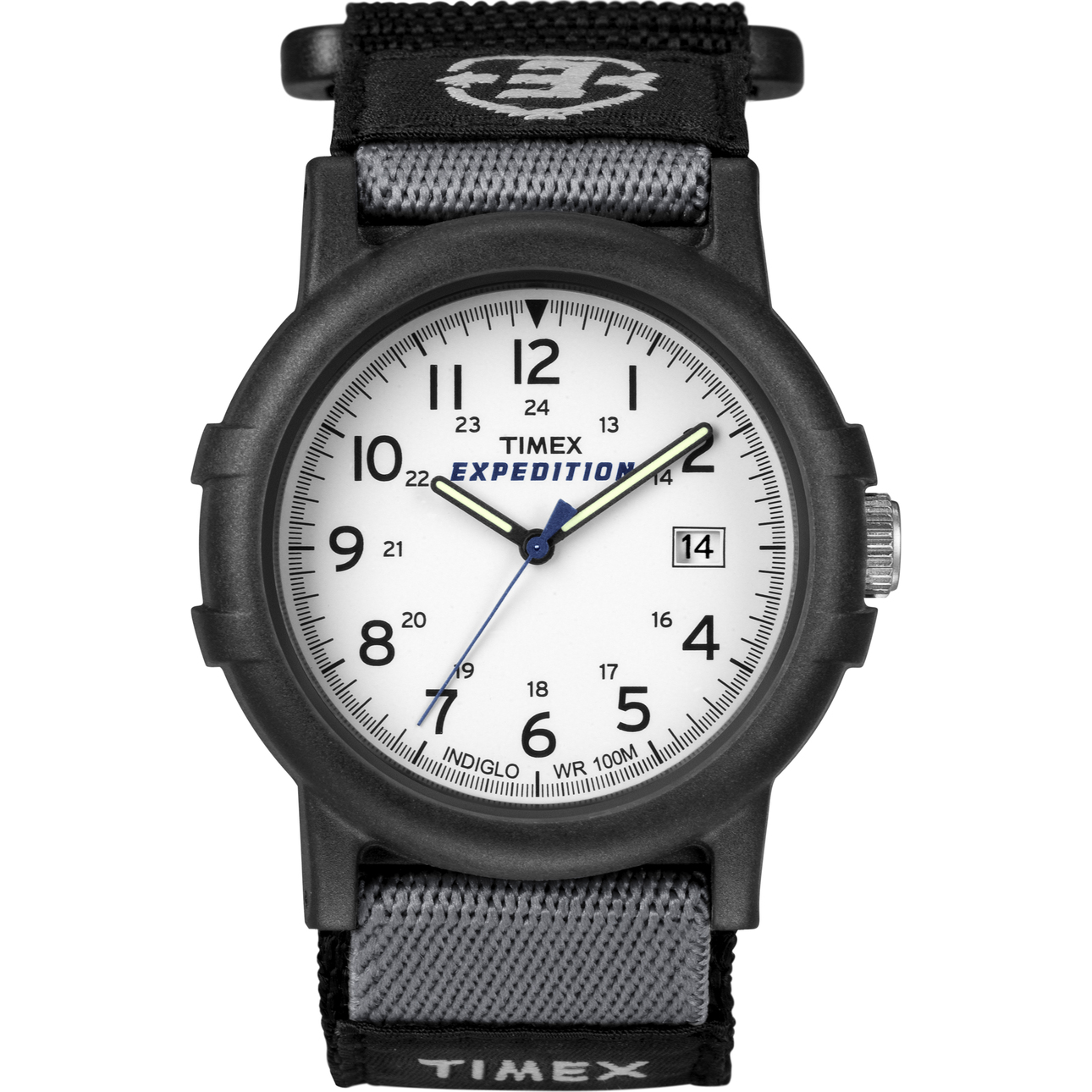 Timex Men's Expedition Shock XL Vibrating Alarm 50mm Watch – Black Case ...