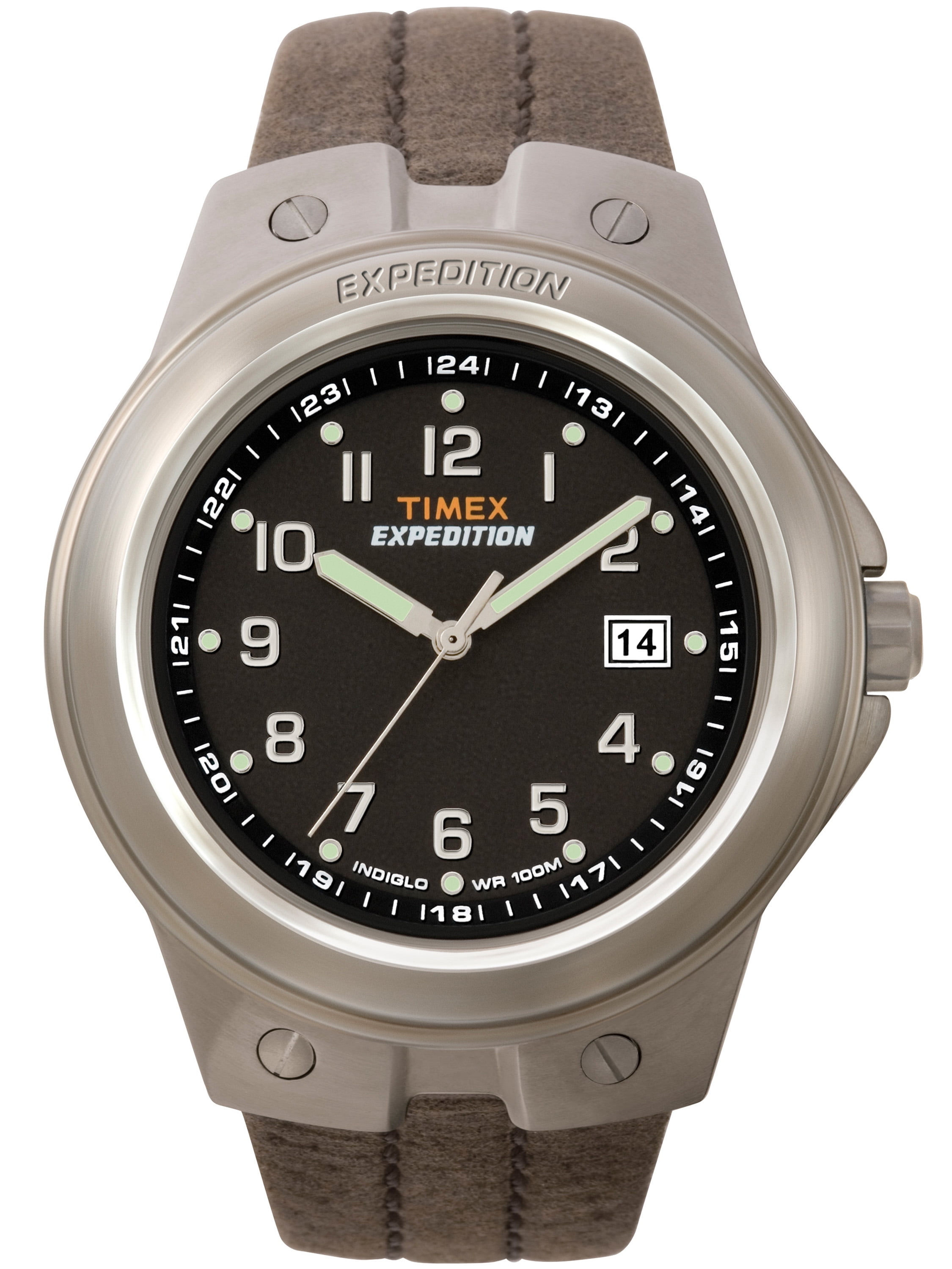 Timex Men's 40mm Expedition Metal Tech Outdoor Watch, Brown/Black ...
