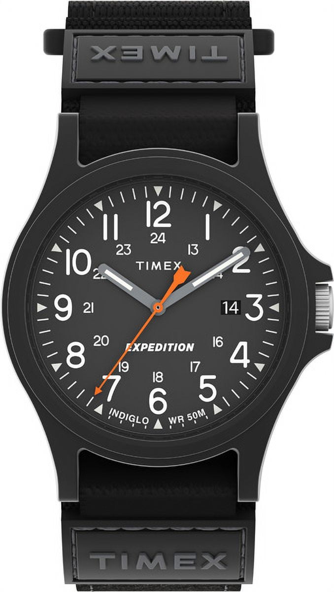 Free Shipping! Timex Men's Expedition Acadia Black Fabric Fast Wrap ...