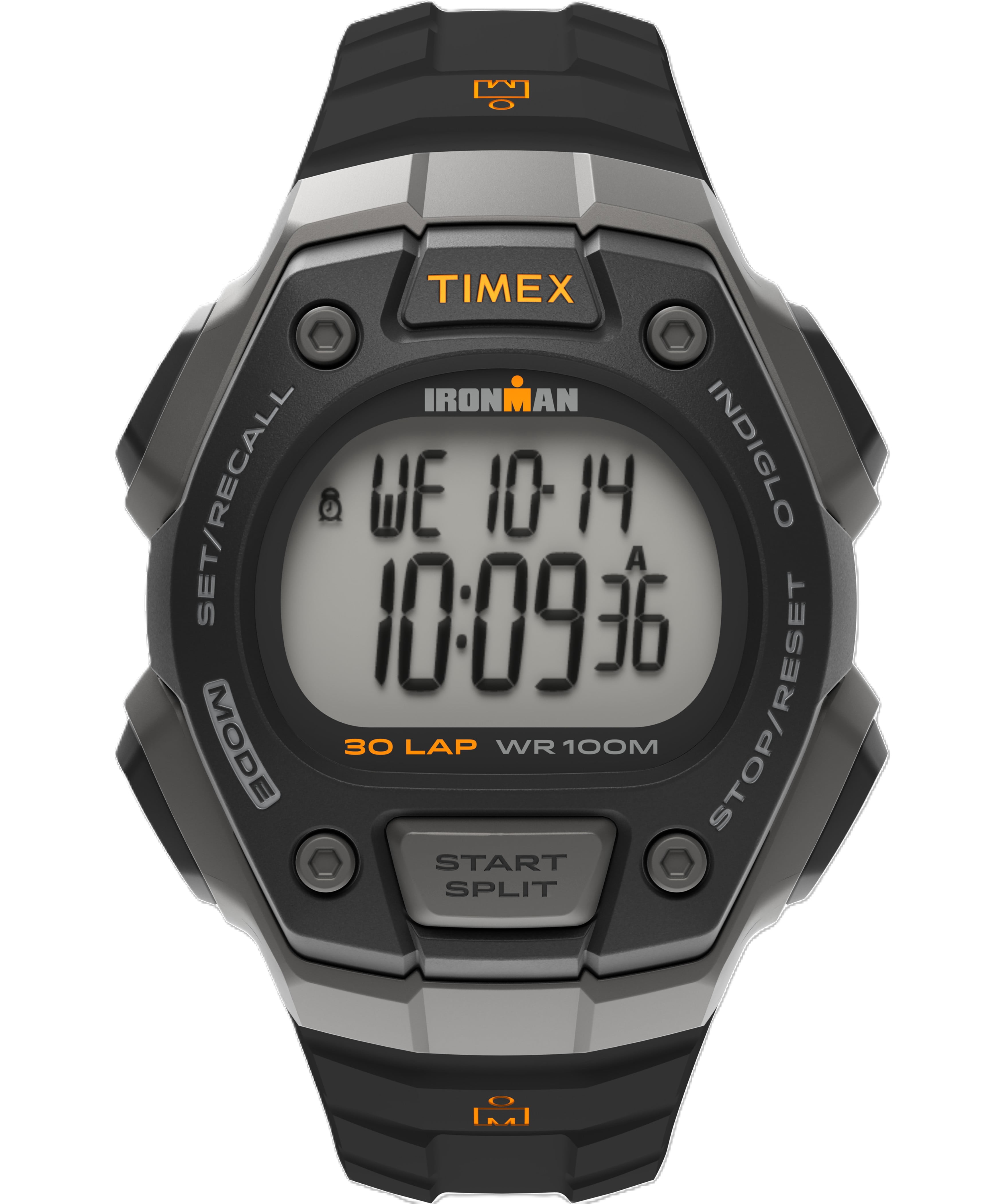 Timex, Men's Ironman 30-Lap Watch, T5K821, Black/Silver - Walmart.com