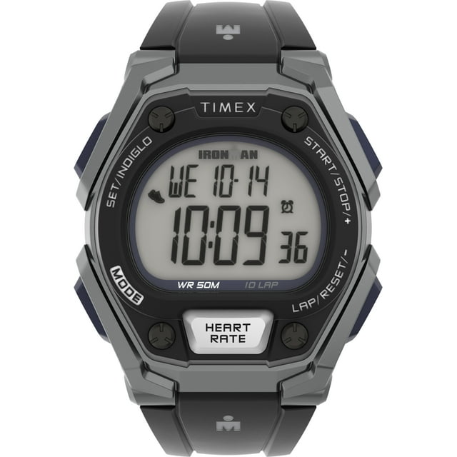Timex Men's Ironman Classic 43mm Activity Tracking and Heart Rate Watch ...