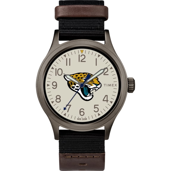 Timex - NFL Tribute Collection Clutch Men's Watch, Jacksonville Jaguars ...