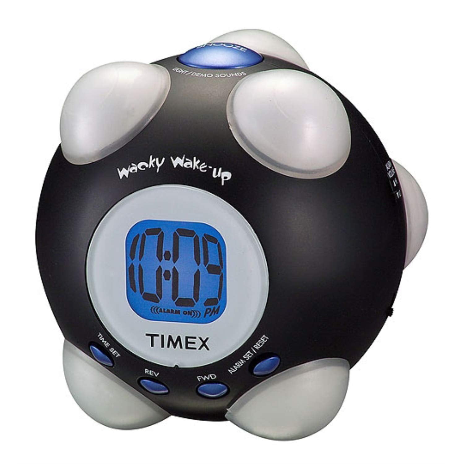 Timex T156B Wake-up Shake and Wake Alarm Clock (Black) - Walmart.com