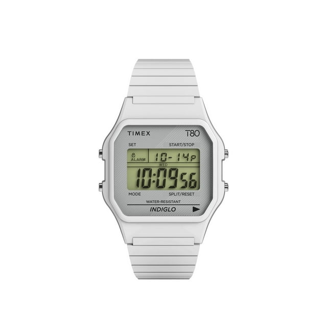 Timex T80 34mm Stainless Steel Expansion Band Watch - Walmart.com