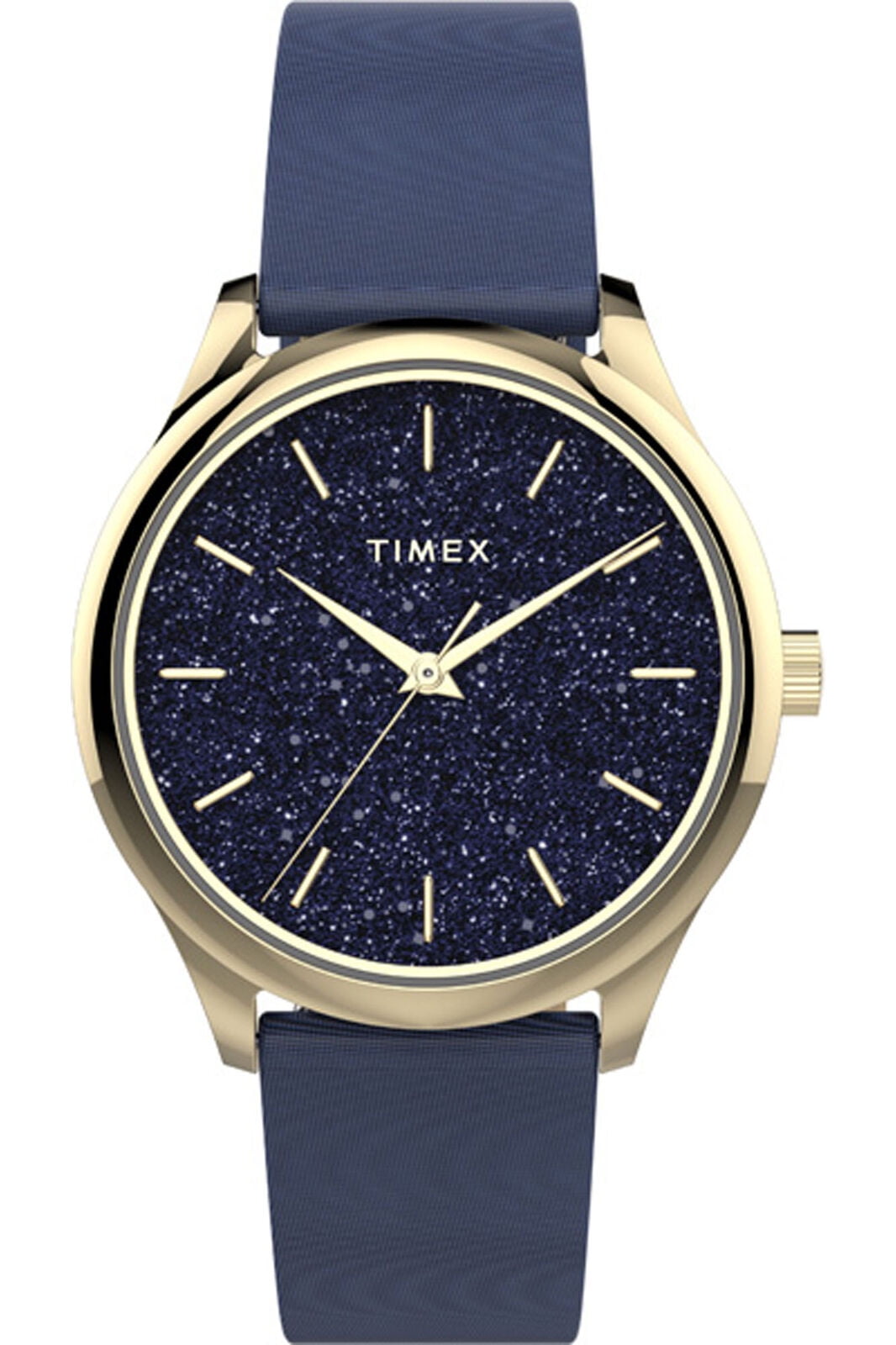Timex TW2V01200 Women's Gold-Tone Analog Watch Blue Strap - Walmart.com