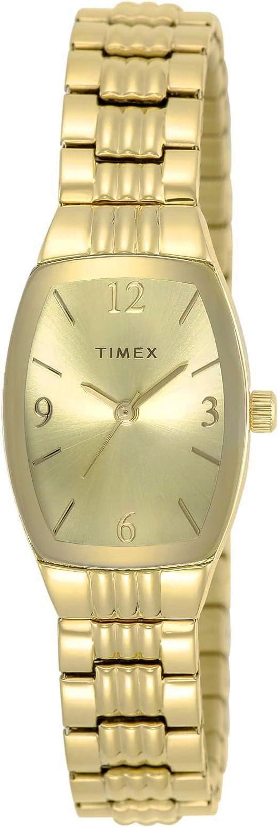 Timex TW2V25600 Easy Reader Women's Analog Watch Gold-Tone Steel ...