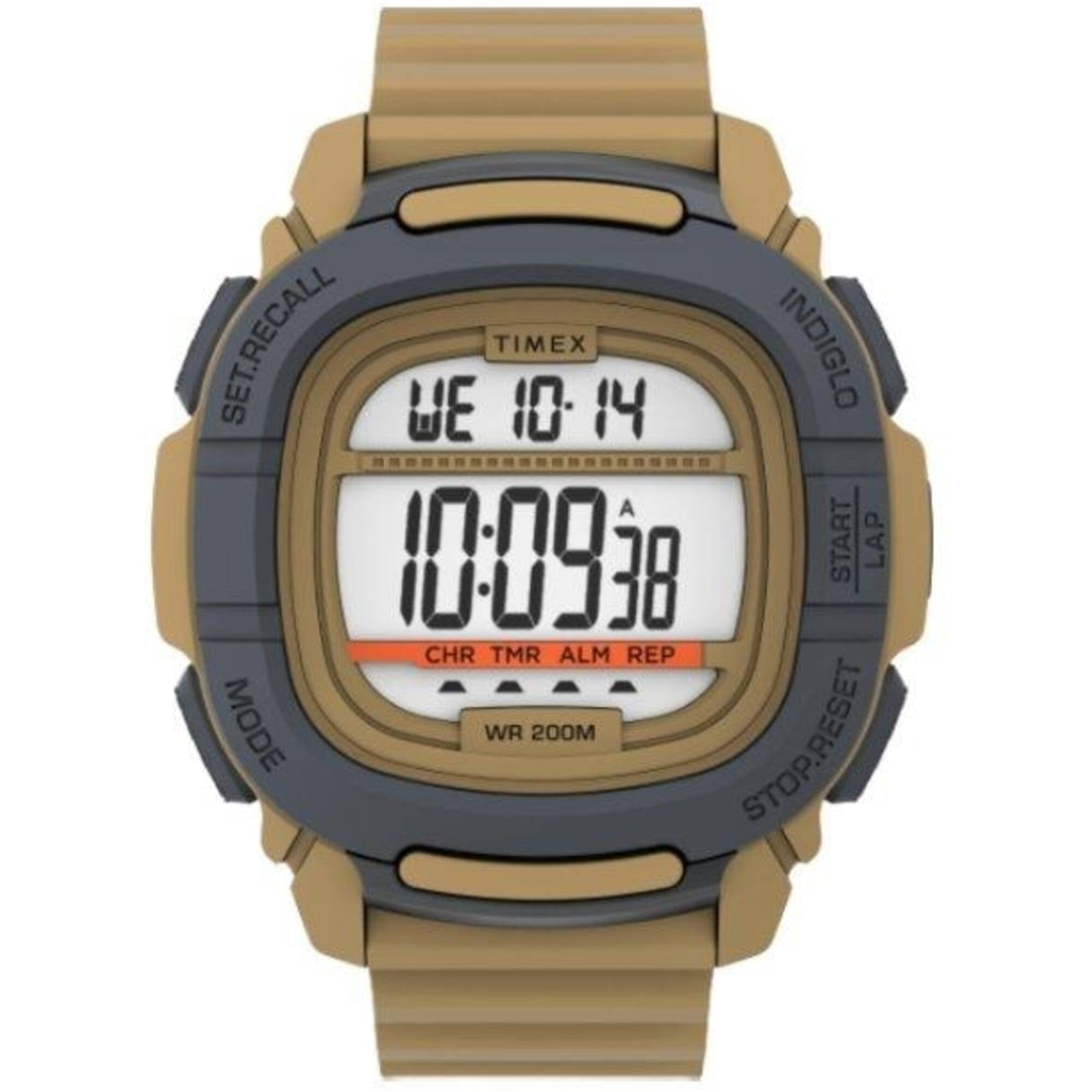 Timex TW5M35900 Men's Command Digital Dial Silicone Strap Watch ...