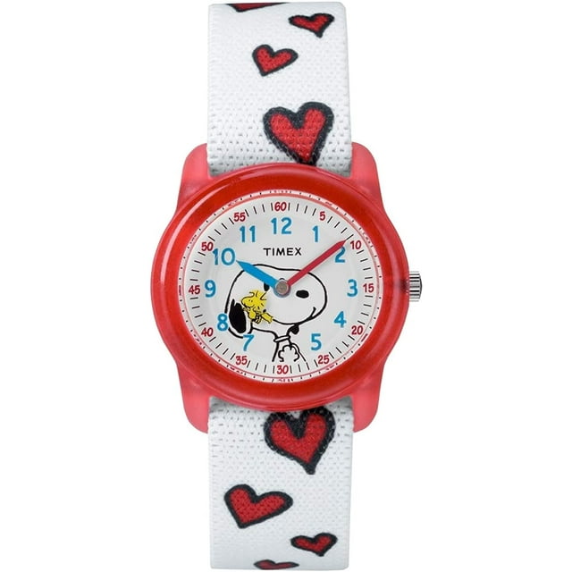 Timex Time Machines Peanuts Collection - Snoopy/Hearts - Watch ...
