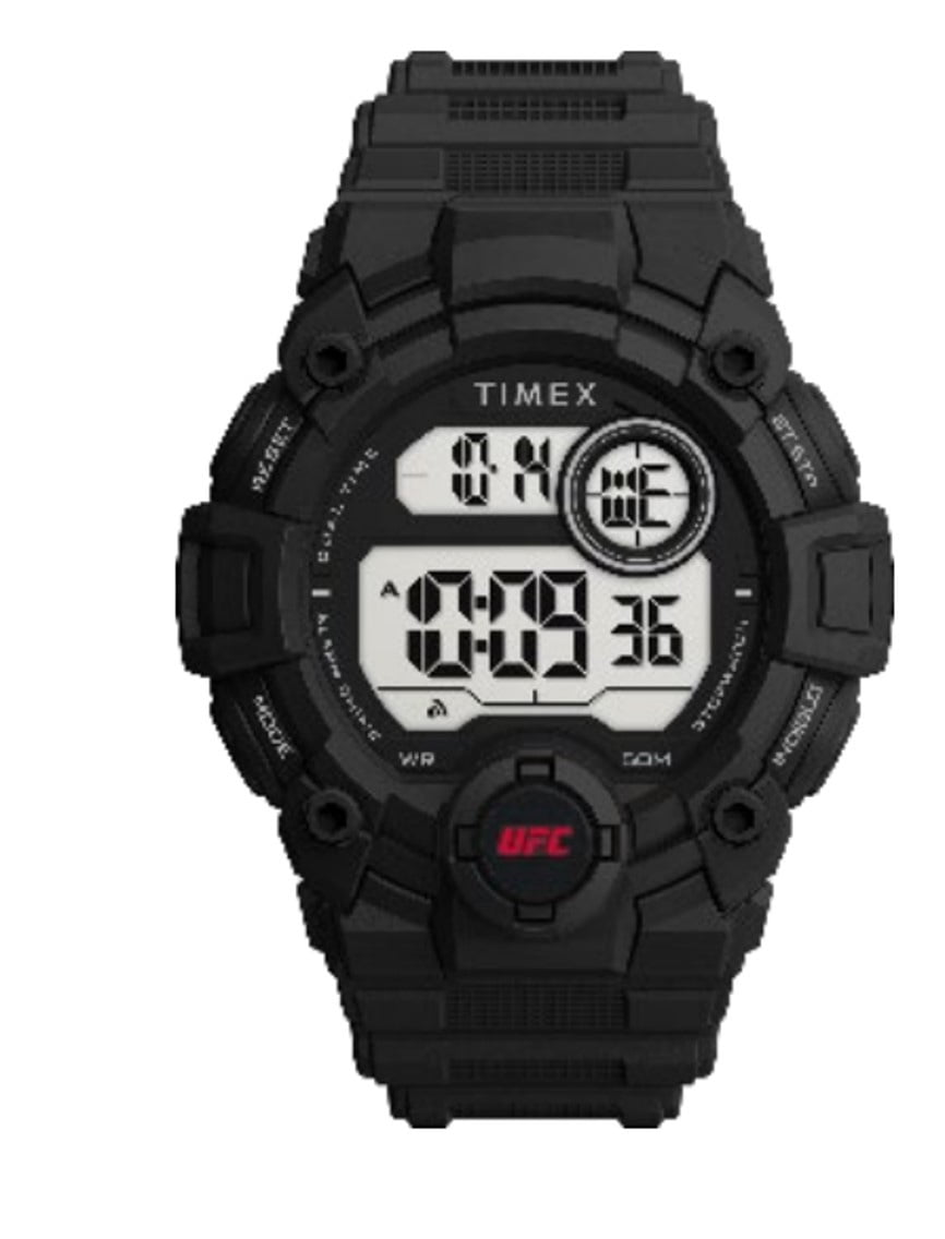 Timex UFC Men's Rematch 50mm Watch - Black Strap Digital Dial Black ...