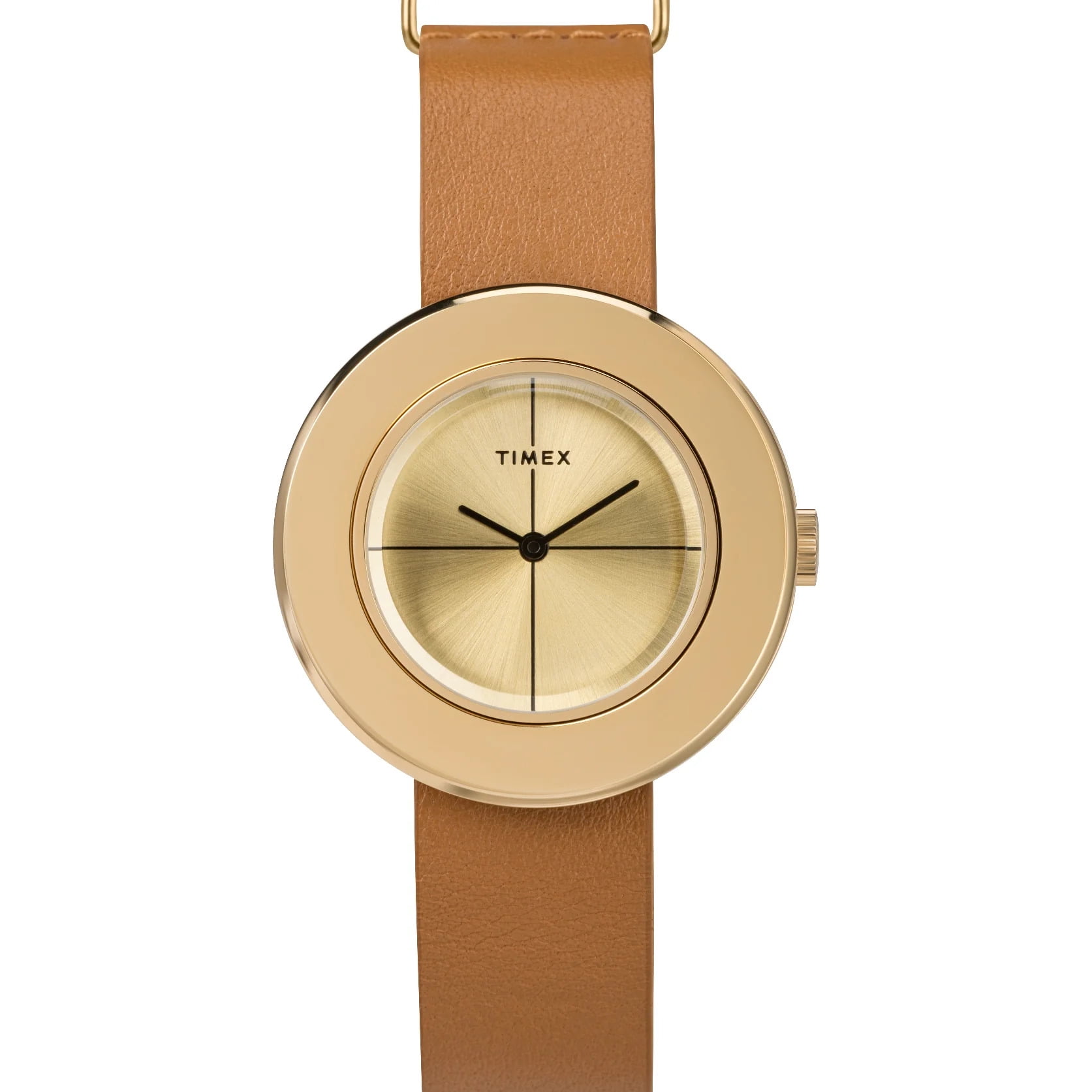 Timex Variety Watch, 34mm Gold Case, Interchangeable Metal Ring ...