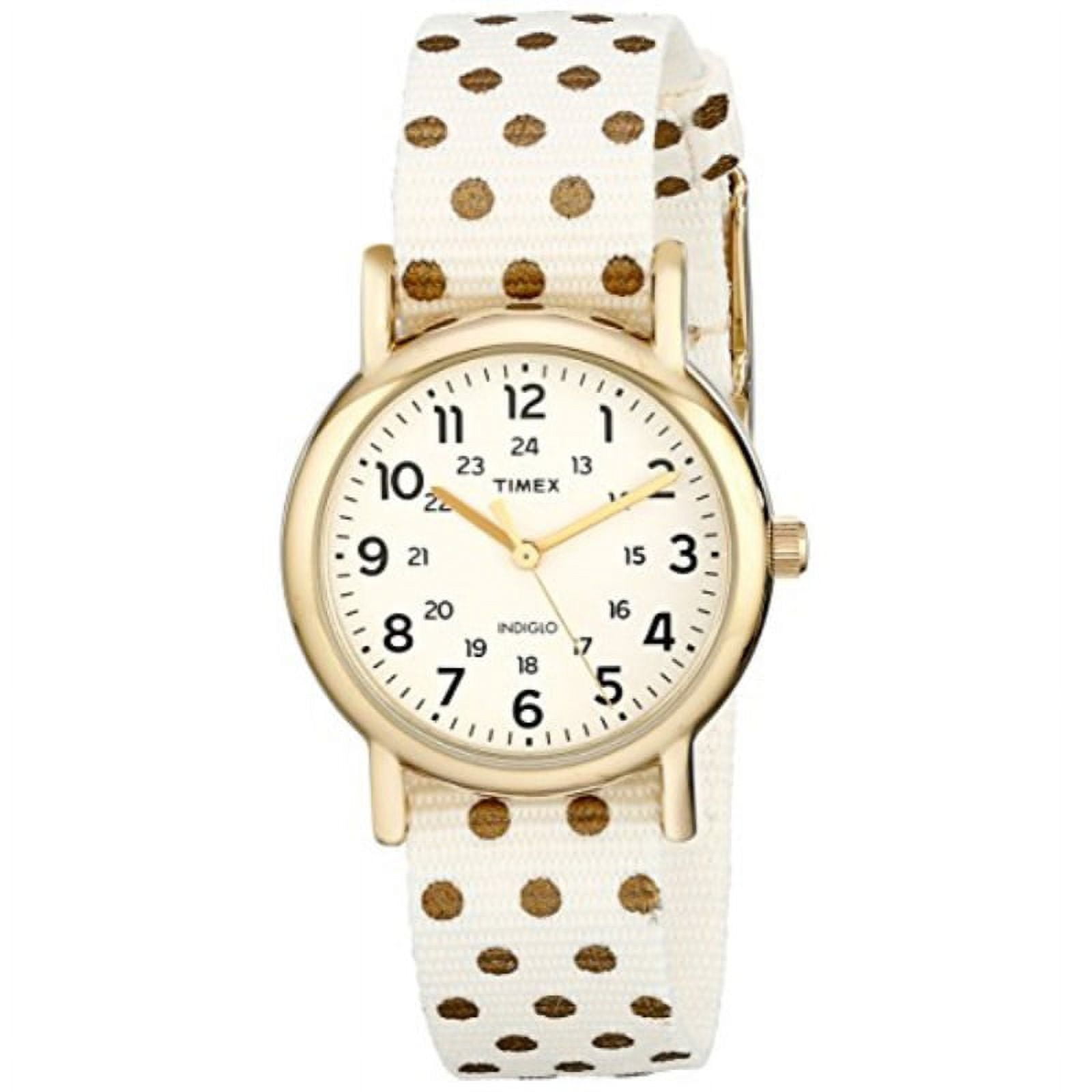 Timex Weekender Reversible Ladies Watch (Cream) - Walmart.com