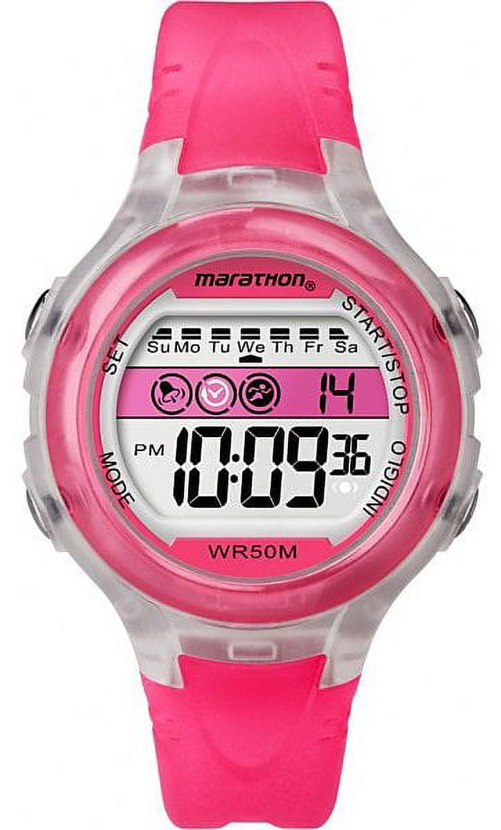 Timex Women's Marathon 5K425 Wristband, Pink Digital Watch - Walmart.com