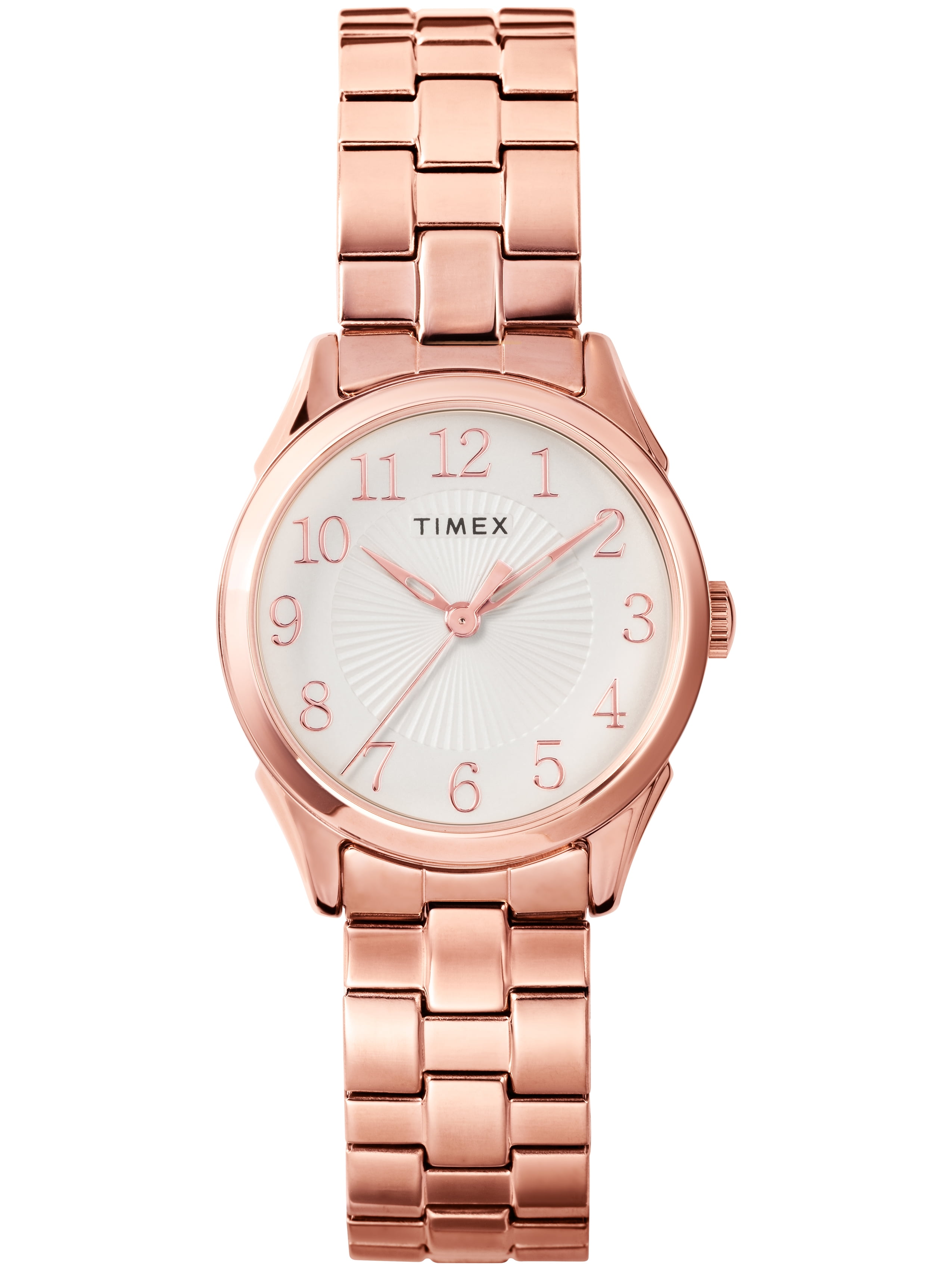 Timex Women's Briarwood 28mm Rose Gold Stainless Steel Expansion Band ...