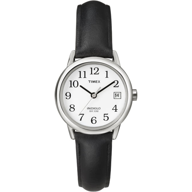 Timex Women's Easy Reader, 25mm Silver-tone Watch with Date Window ...