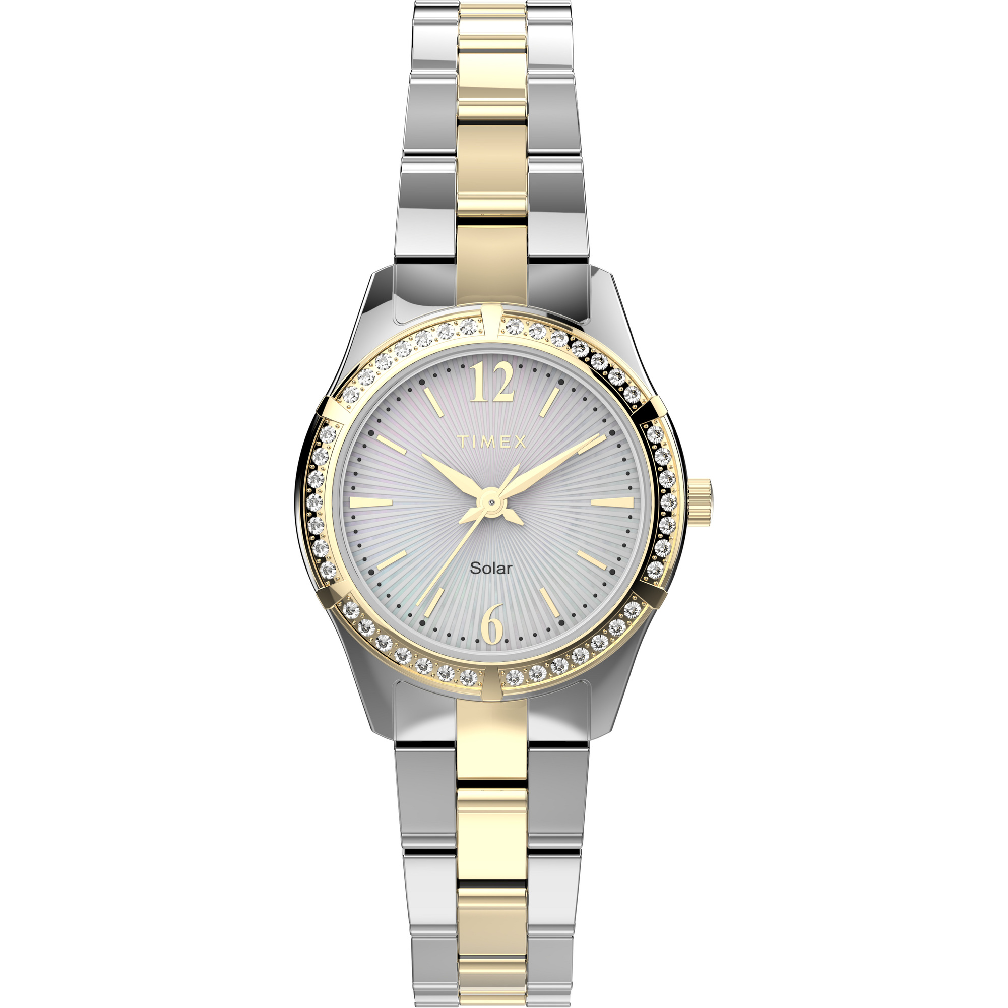 Bulova Women's Modern Diamond Accent Two Tone Stainless Steel Watch ...