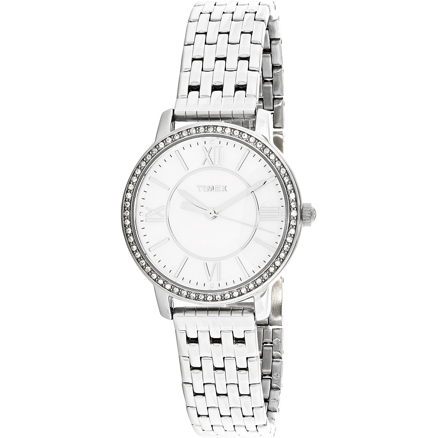 Timex Women's TW2P805009J City Collection Silver-Tone Watch - Walmart.com