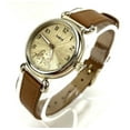 Timex Women's Model 23 Water Resistant Watch, 33mm Gold-tone Case, Tan ...
