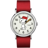 Timex x Peanuts Unisex Weekender 38mm Watch – Snoopy, Red Strap ...