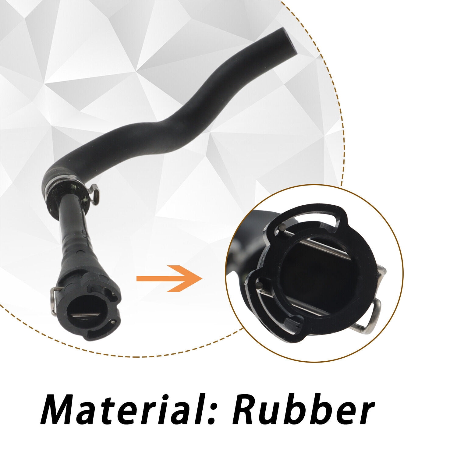 Timing Case Vent Pipe Hose for 2013-2014 Mercedes-Benz GL450 1572030017 ...