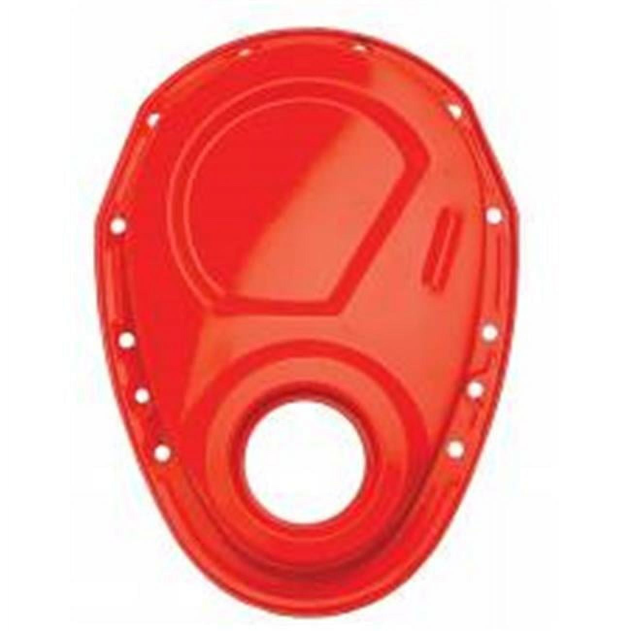 Timing Chain Cover for Small Block Chevy, Powder Coated Orange ...