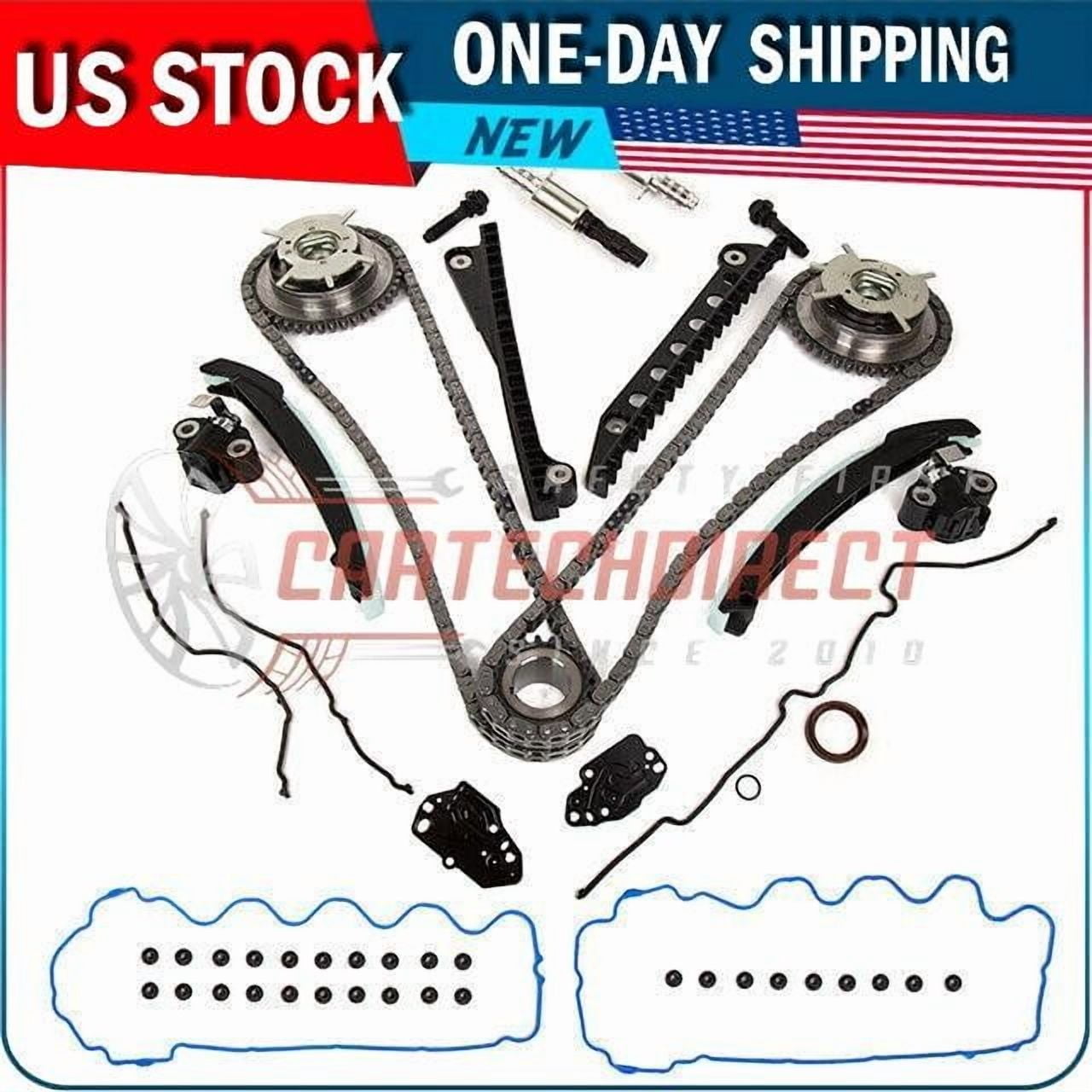Timing Chain Kit+Cam Phasers+VVT Valves For 5.4L Triton 3V Ford F150 ...