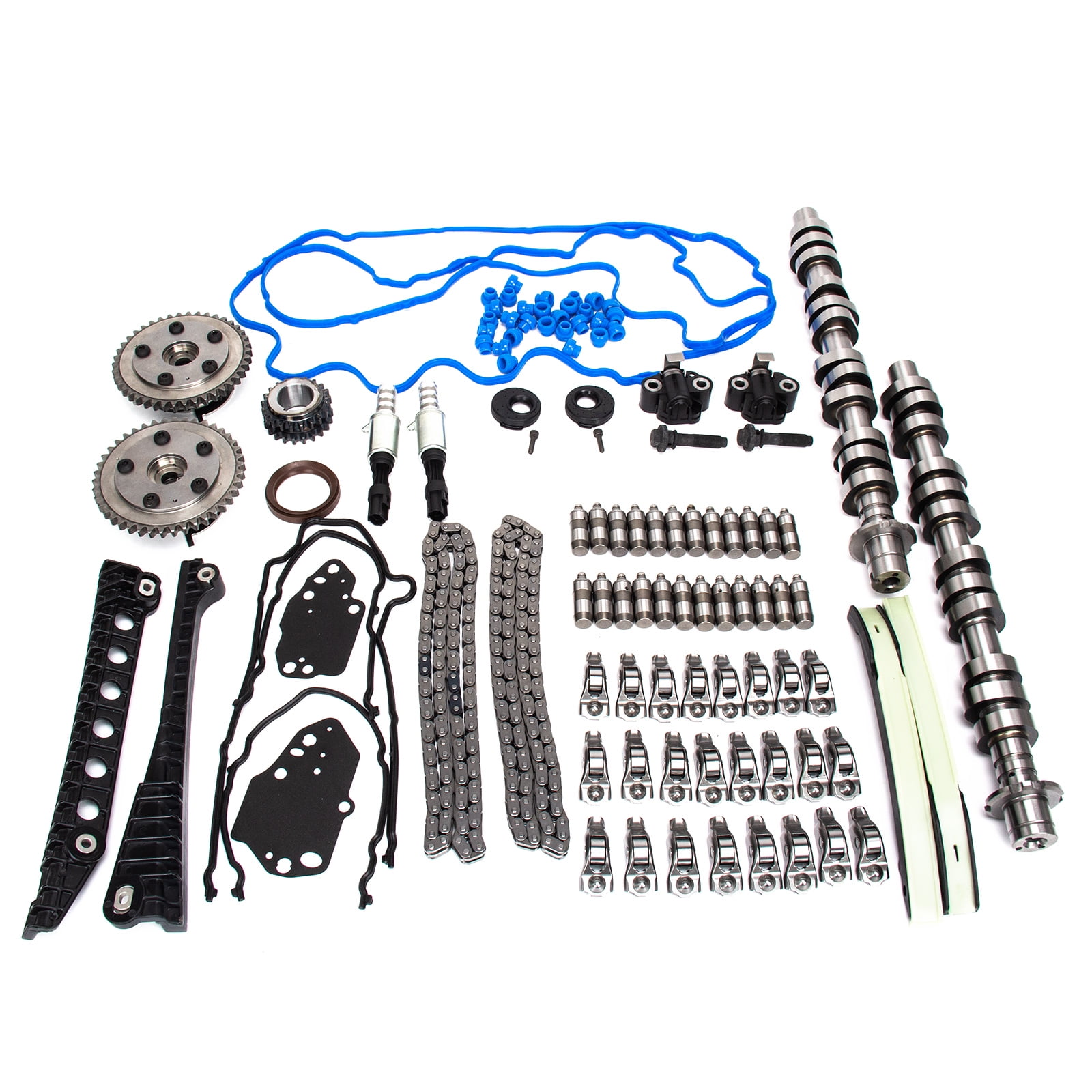 Timing Chain Kit & Camshaft Rocker Arms Lifters 5184332AA For F150 ...