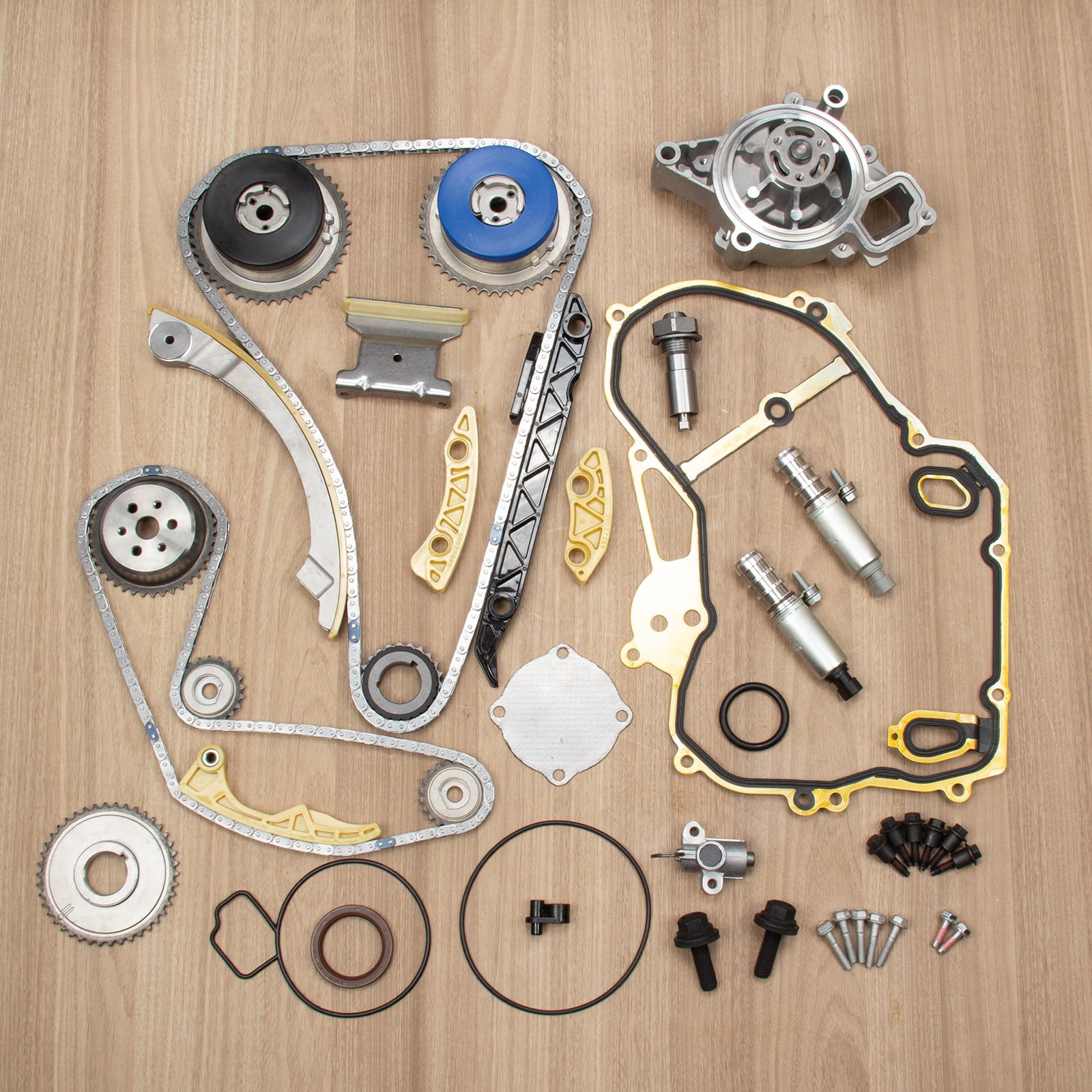 Timing Chain Kit VCT Selenoid Actuator Gear with Water Pump for GM 2.0L ...