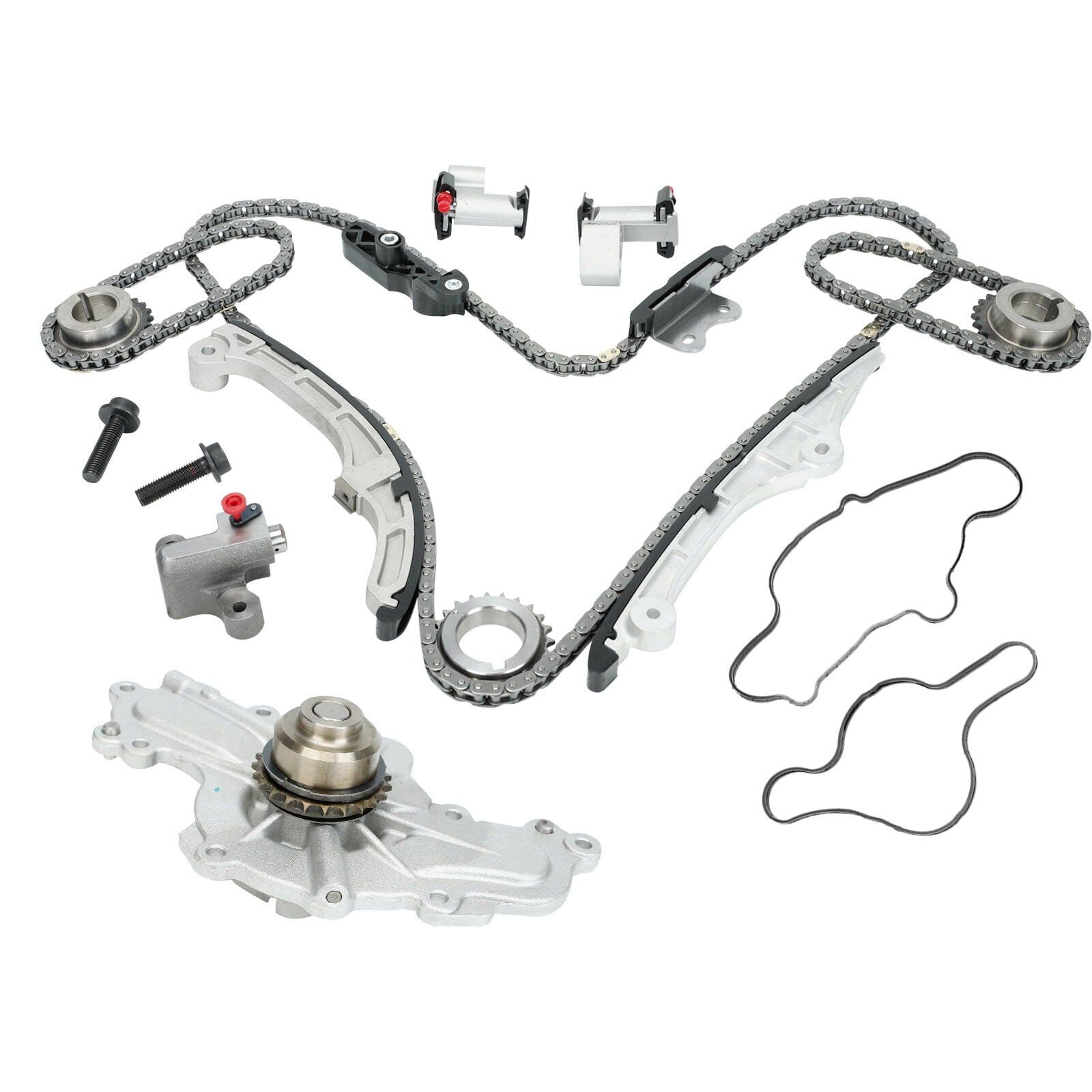 Timing Chain Kit Water Pump Fit 07-10 Ford Edge Taurus Lincoln Mkz 3.5 ...