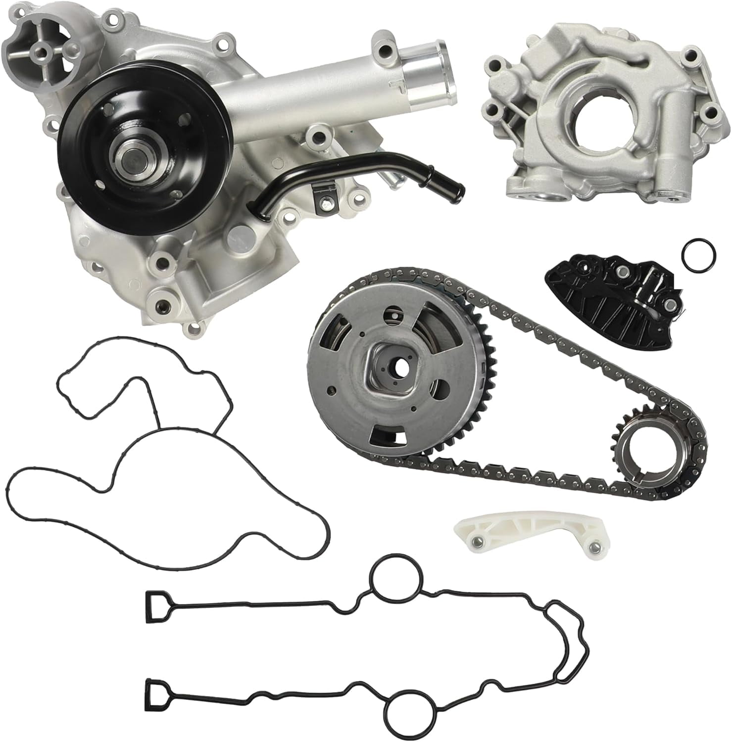 Timing Chain Kit With Oil Pump Water Pump Set Fit For Dodge Ram 1500 ...