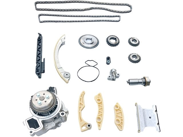 Timing Chain Kit and Water Pump - 16 Piece - Compatible with 2010 ...