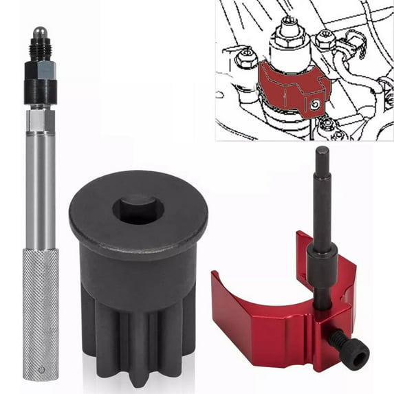 Timing Pin Injector Height Tool Barring Socket Steel Set 9S-9082 for ...