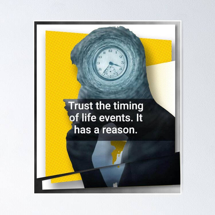 Timing Poster- Unframed Poster | Wall Art | Perfect For Home Decor ...