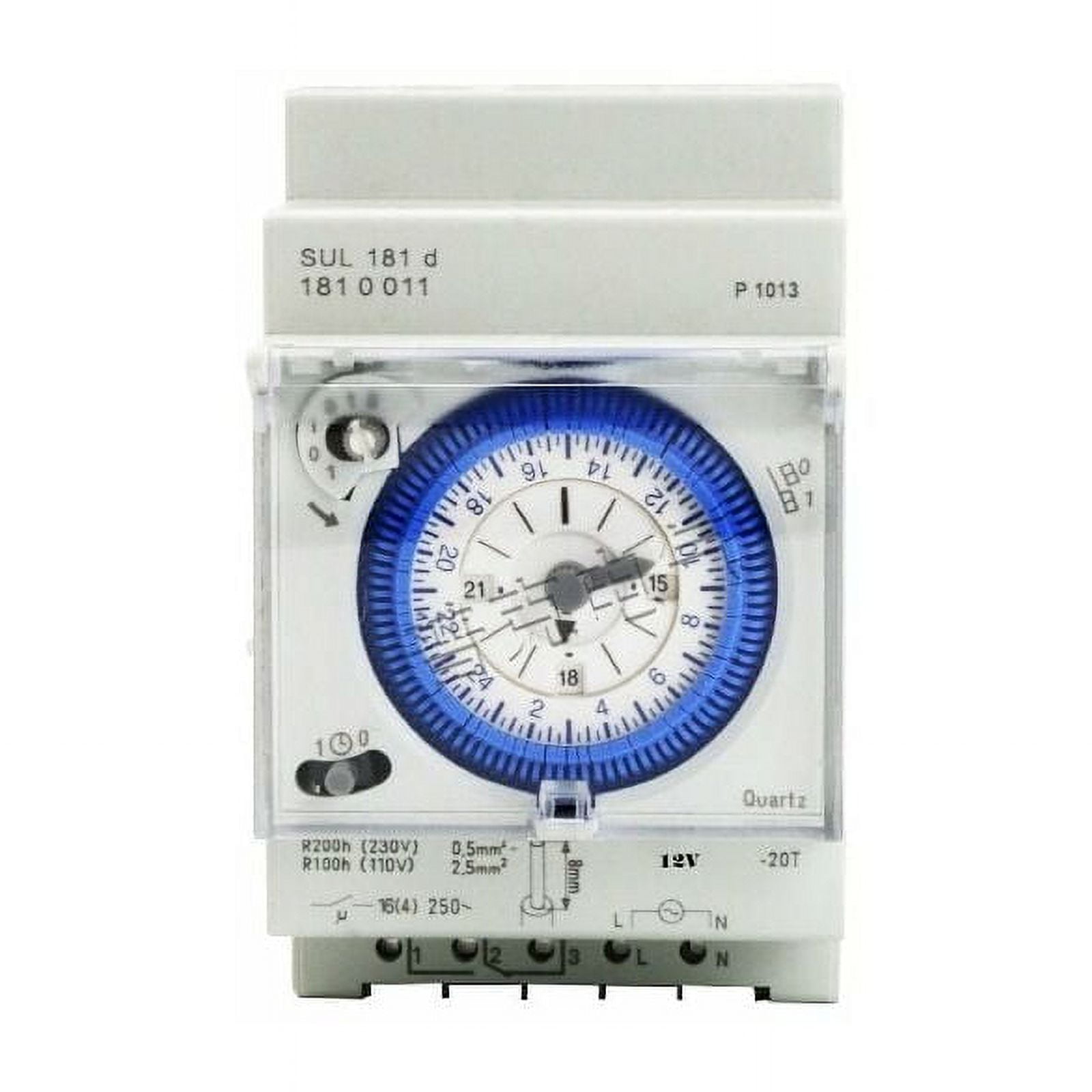 Timing Relay, Stable Reliability DIN Rail Mount Electronic Timer Relay ...